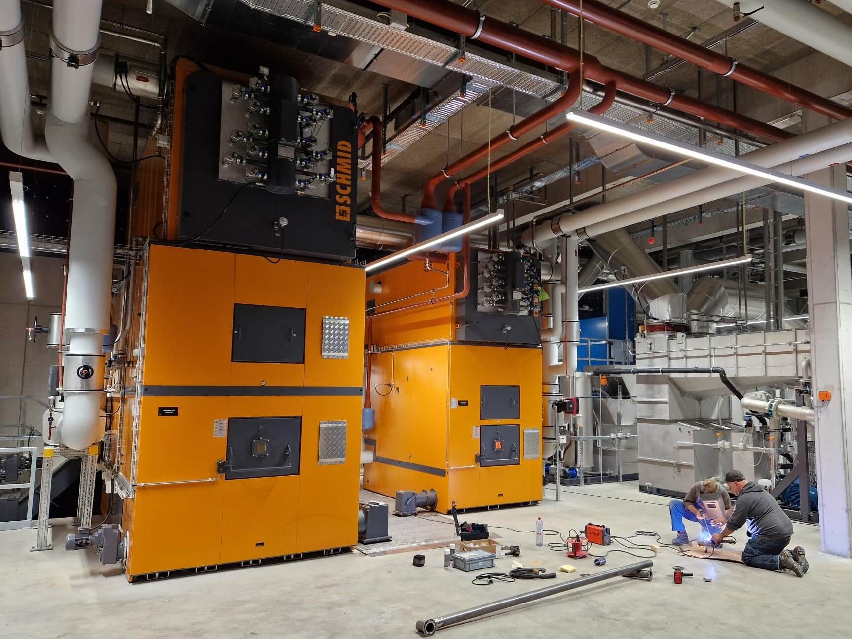 Moderne Energiezentrale im neuen Spital Uster - Schmid Energy